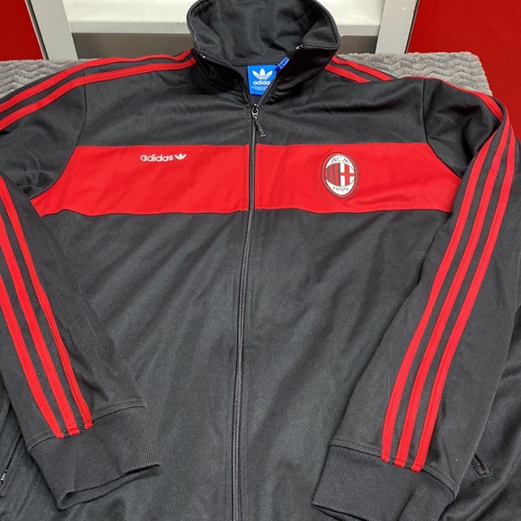 adidas | Jackets & Coats | Adidas Vintage Acm 899 Patch Jacket Red And ...